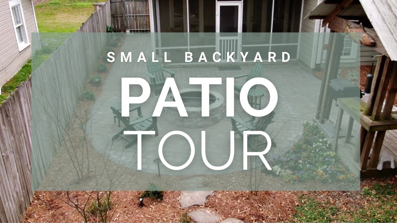Video: Small Backyard Patio Tour