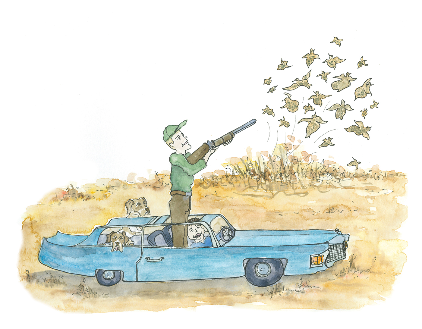 The Cadillac Quail Dogs
